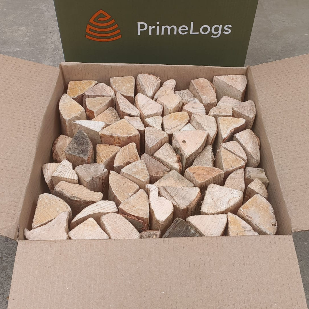 Premium Thin Cut Kiln Dried Mix Firewood 25kg – PrimeLogs